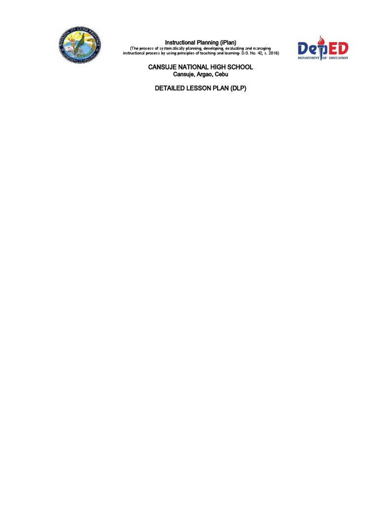 DLP - ENGLISH 9 - Week 3 | PDF | Learning | Lesson Plan