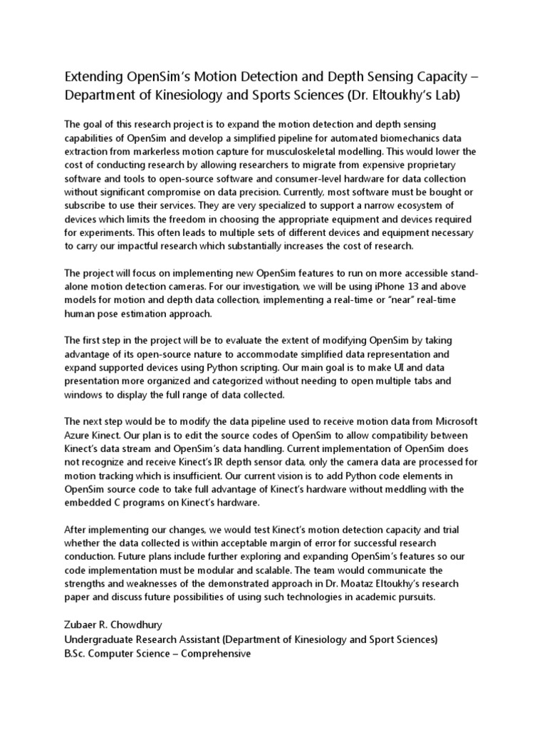 OpenSim Research Project | PDF | Computing | Software Development