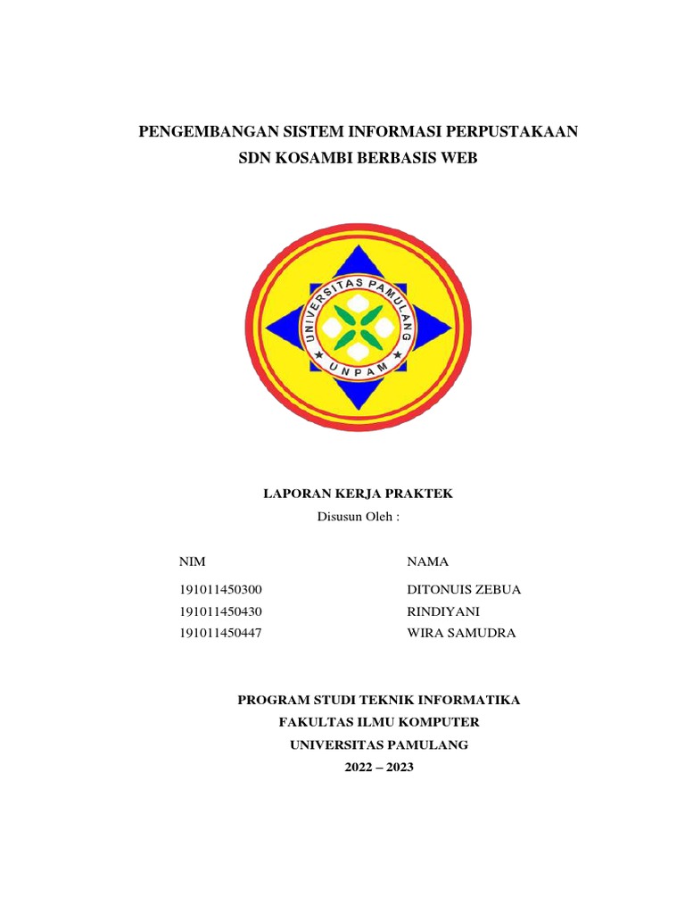 Laporan Kerja Praktek Kelompok 4 | PDF