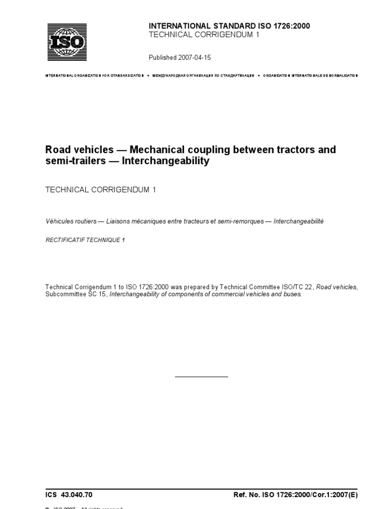 ISO 1726 Cor1-2007 | PDF ISO 1726 Cor1-2007 | PDF