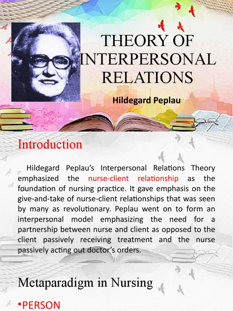 Peplau's Interpersonal Relations Theory | PDF | Nursing | Cognitive Science