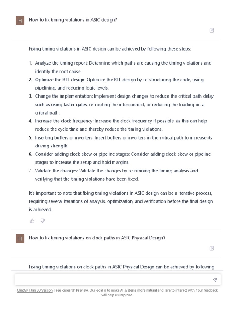 Fixing Timing Violations ASIC | PDF | Design | Electronic Design