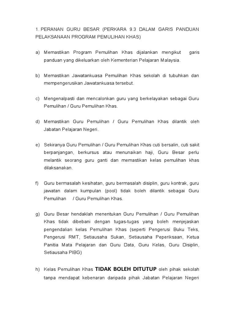 Contoh Ucapan Membabitkan Pemulihan Khas | PDF