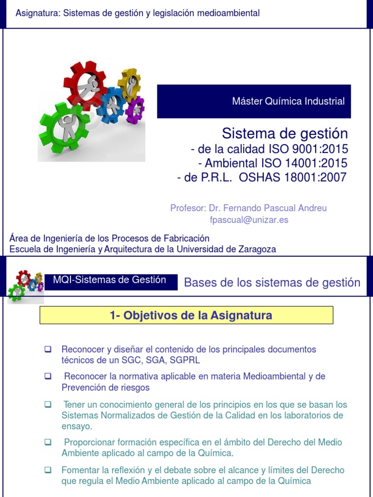01 Intro y Bloque Calidad (SGC) PDF | Descargar gratis PDF | Calidad (comercial) | Sistema de ...