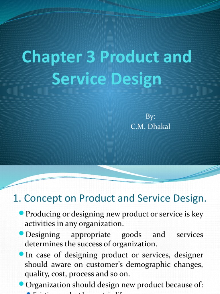 Chapter 3 Product and Service Design | PDF