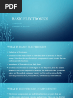 Basic Electronics PPT Lesson 1 | PDF | Electrical Resistivity And ...