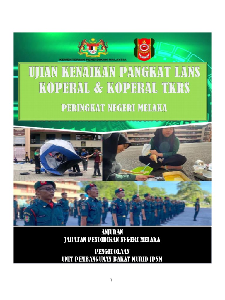 Kertas Kerja Ujian Kenaikan Pangkat Lans Koperal & Koperal TKRS PDF | PDF