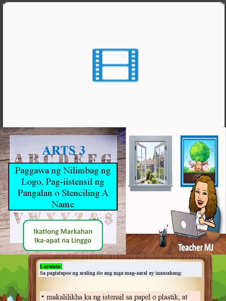 Arts 3 Quarter 3 Week 5-6 Ang Istencil | PDF