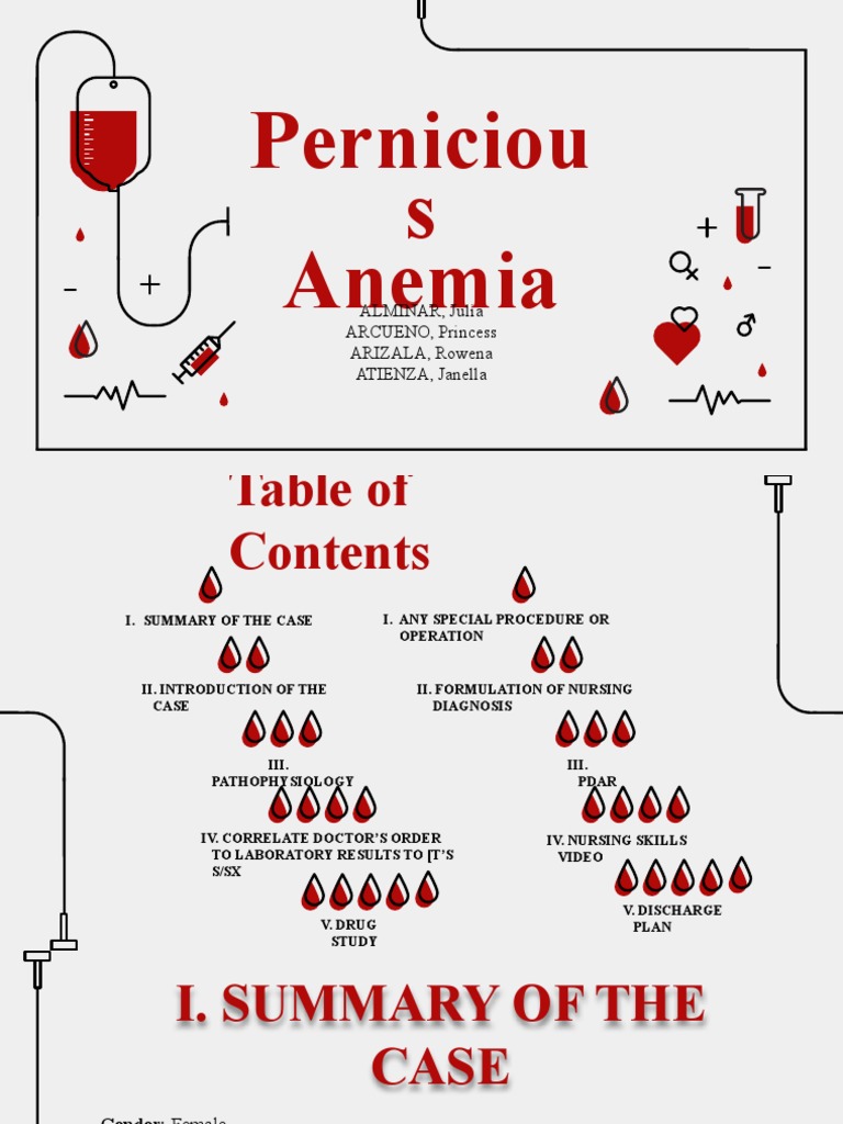 Case1 - Pernicious Anemia | PDF | Anemia | Vitamin B12