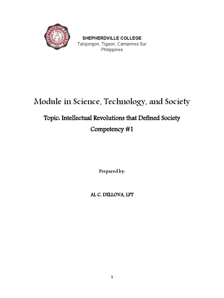 STS1 Prelim | PDF | Science | Scientific Revolution