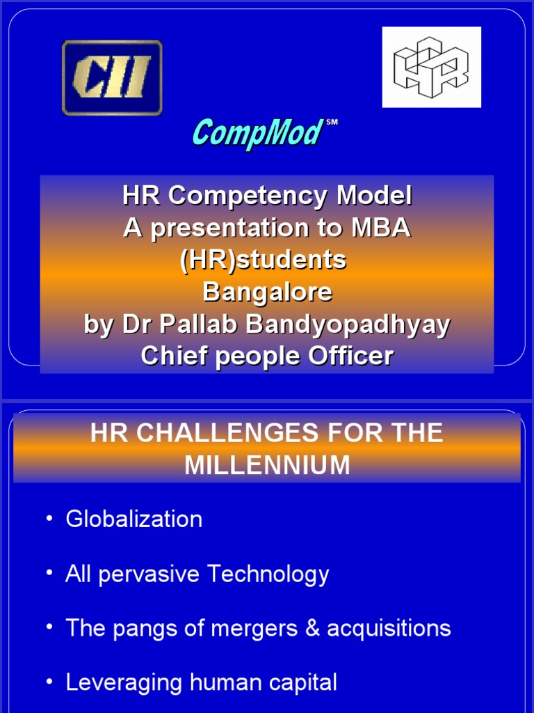 HR Competency Model | PDF | Diversity (Business) | Competence (Human ...