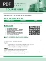 Health Education Plan Guide | PDF | Teaching Method | Learning