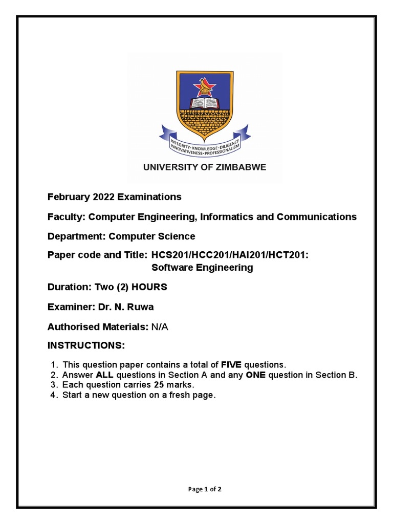 Exam SE UZ | PDF | Unified Modeling Language | Computing