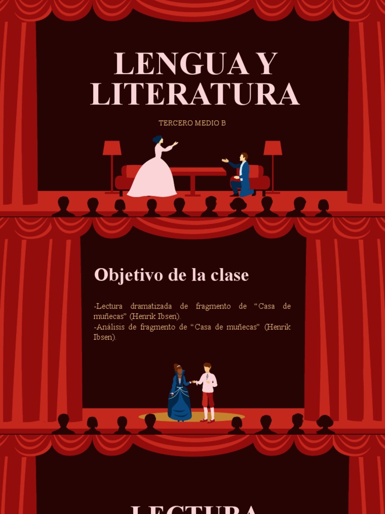 Casa de Muñecas Lectura Dramatizada | PDF | Teatro