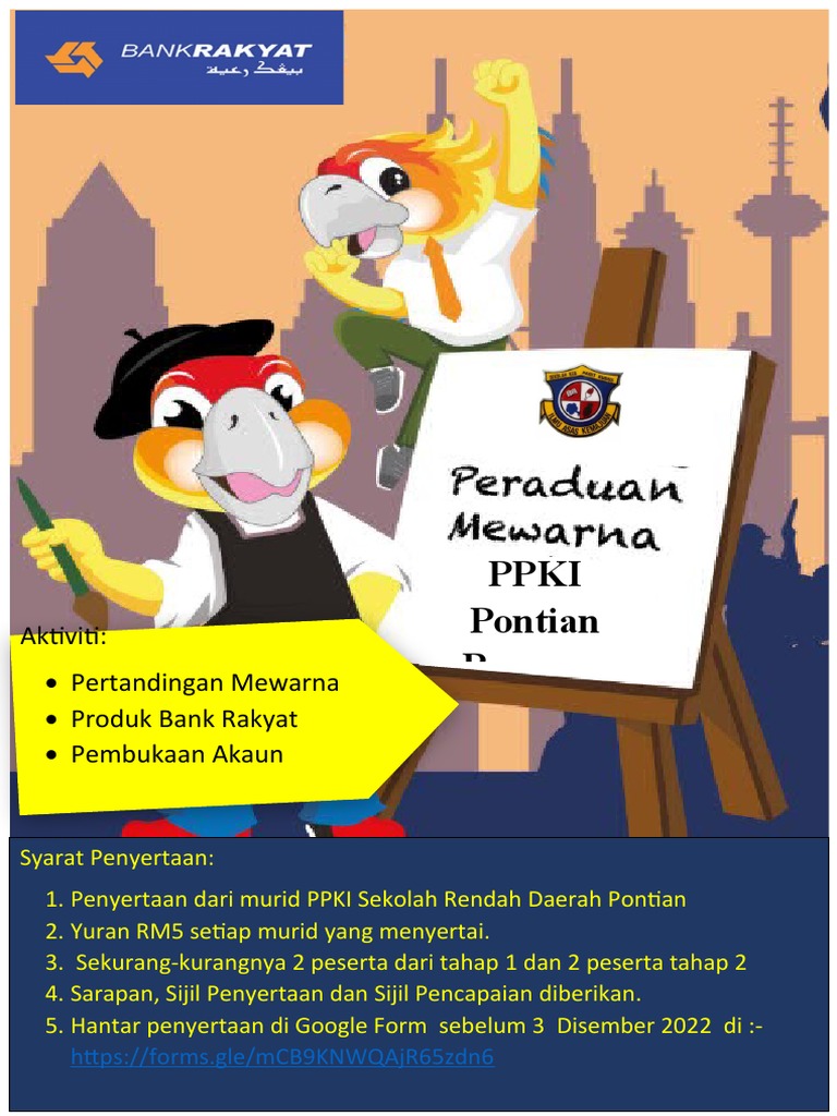 Iklan Pertandingan Mewarna Bersama NUri | PDF