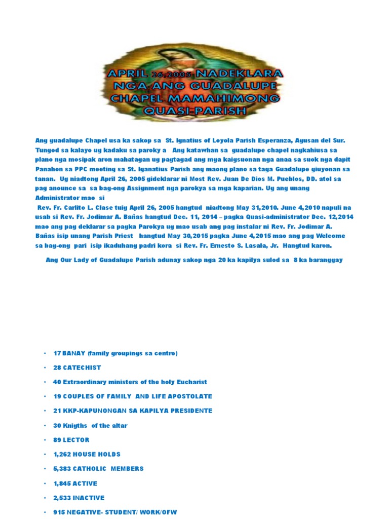 Parish Profile 2018 | PDF