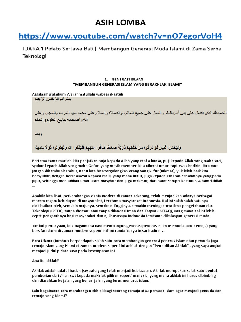 Generasi Islami | PDF