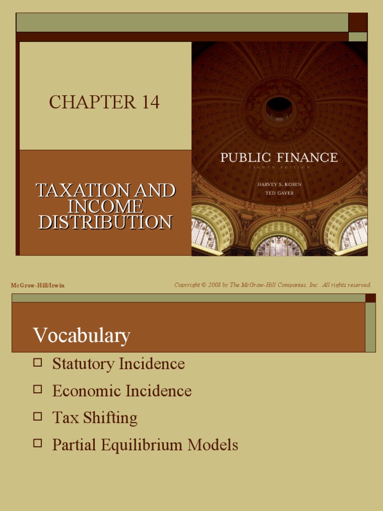 Taxation and Income Distribution | PDF | Taxes | Tax Incidence