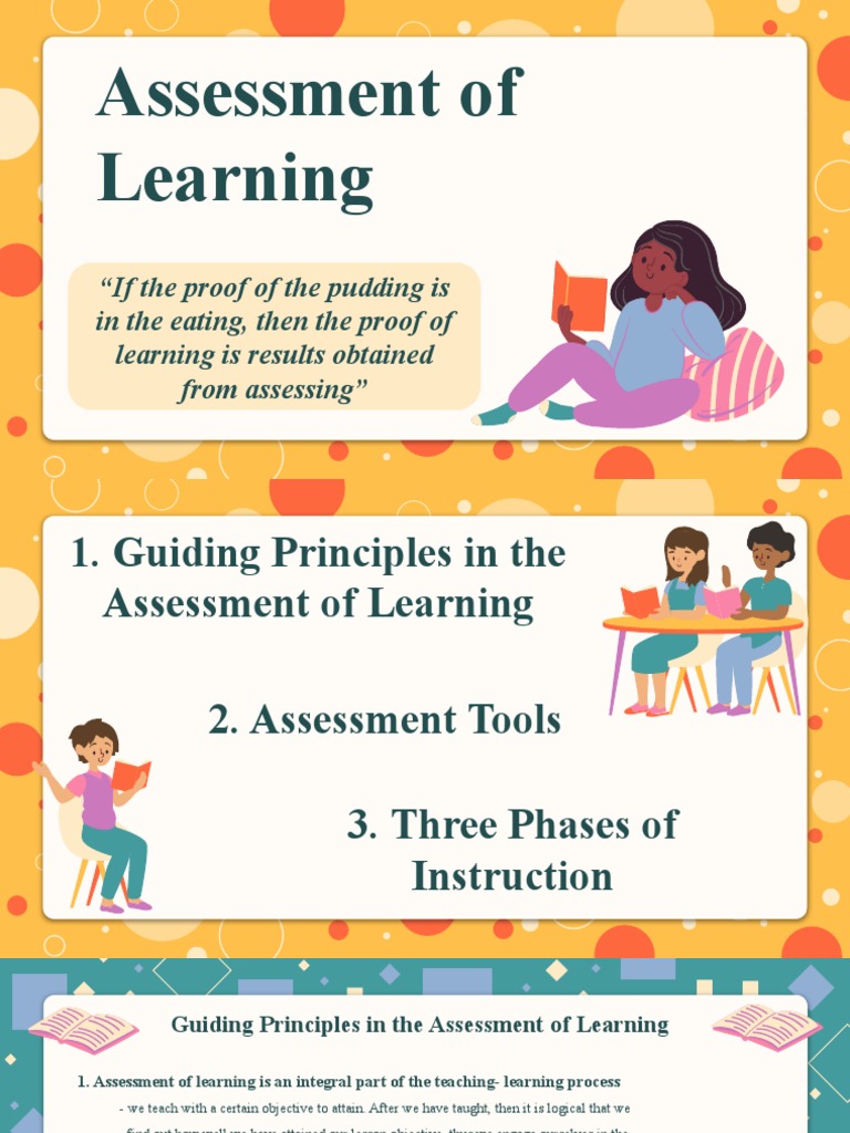 Learning Assessment | Download Free PDF | Educational Assessment | Learning