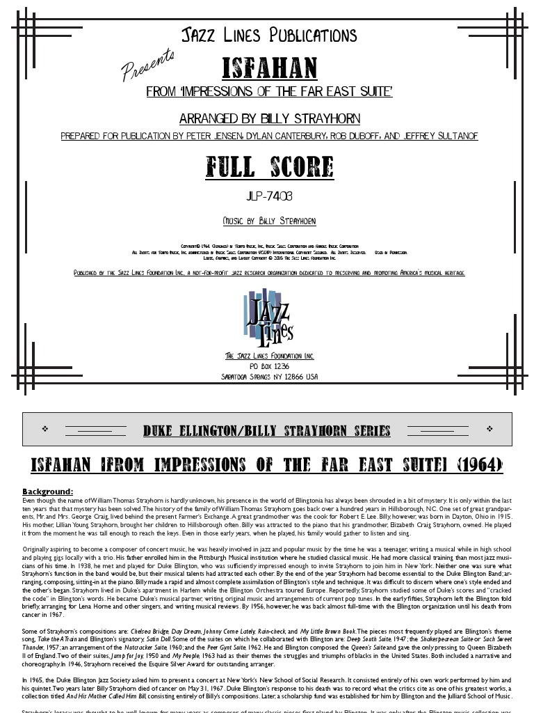 Isfahan Full Score Transcription | PDF | Performing Arts