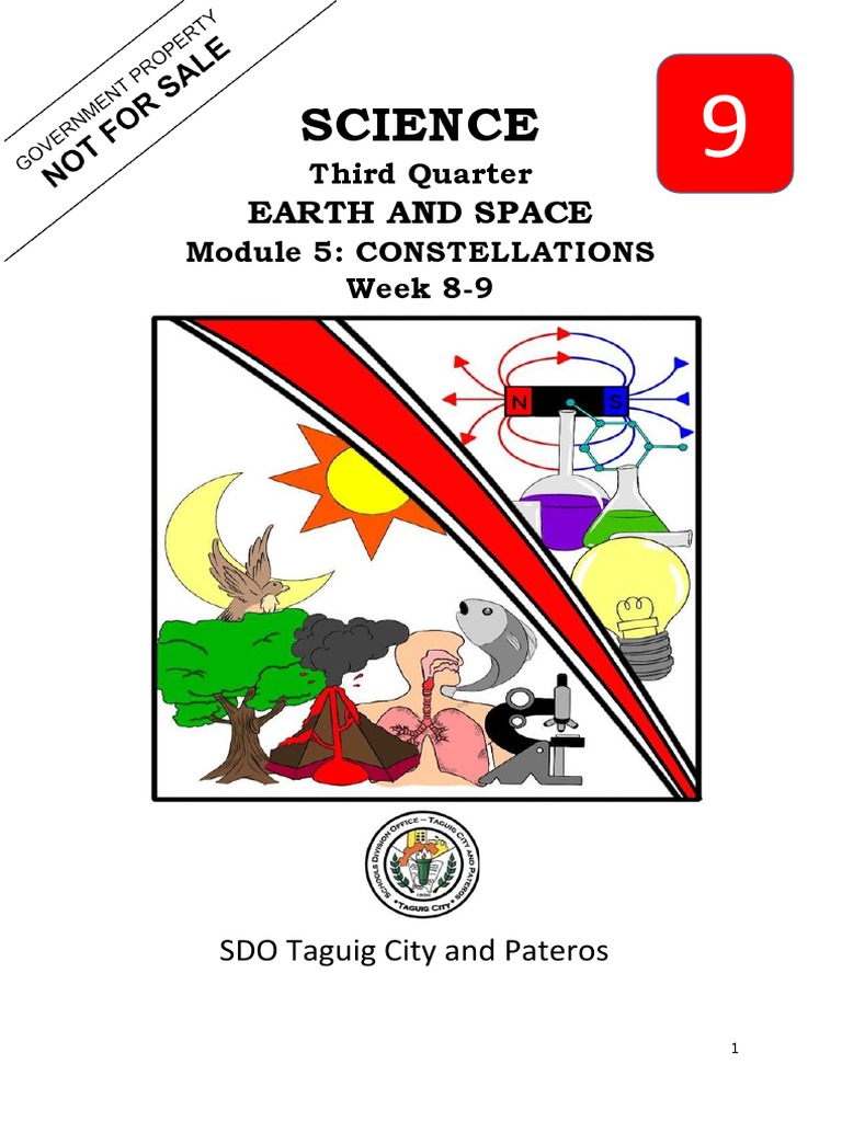 Grade 9 Science Module: Constellations | PDF | Stars | Apparent Magnitude
