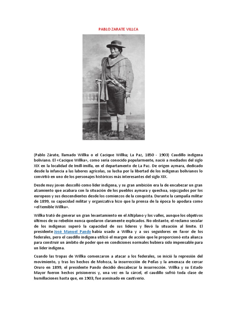 Pablo Zarate Villca | PDF