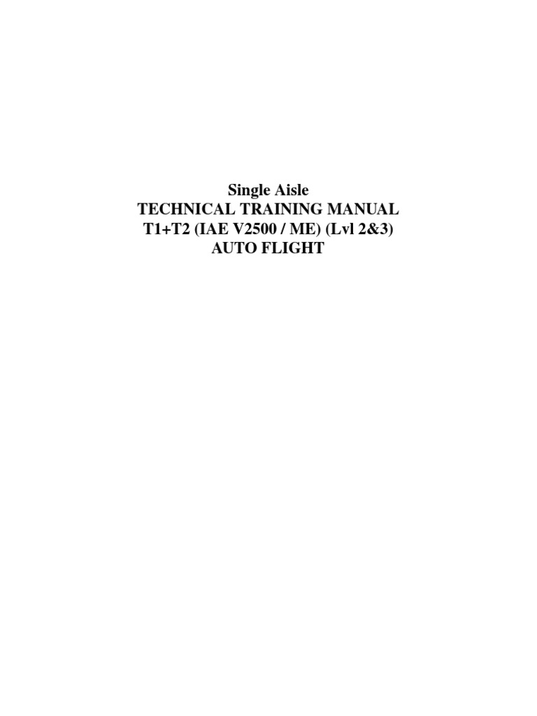 Airbus AFS Technical Training Manual | PDF | Aircraft Flight Control ...