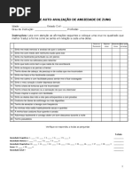 Teste: SRQ 20 - Self Report Questionnaire | PDF