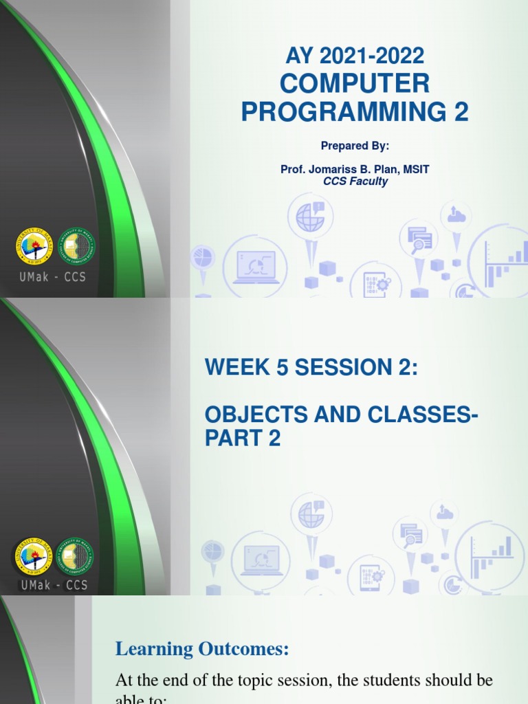Object And Class 2 Pdf Programming Constructor Object Oriented Programming 7124