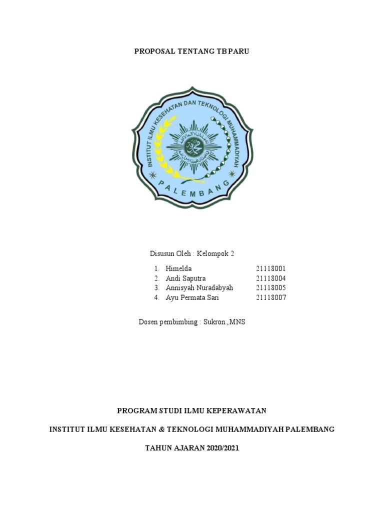 Kerangka Proposal Tentang TB Paru.... | PDF