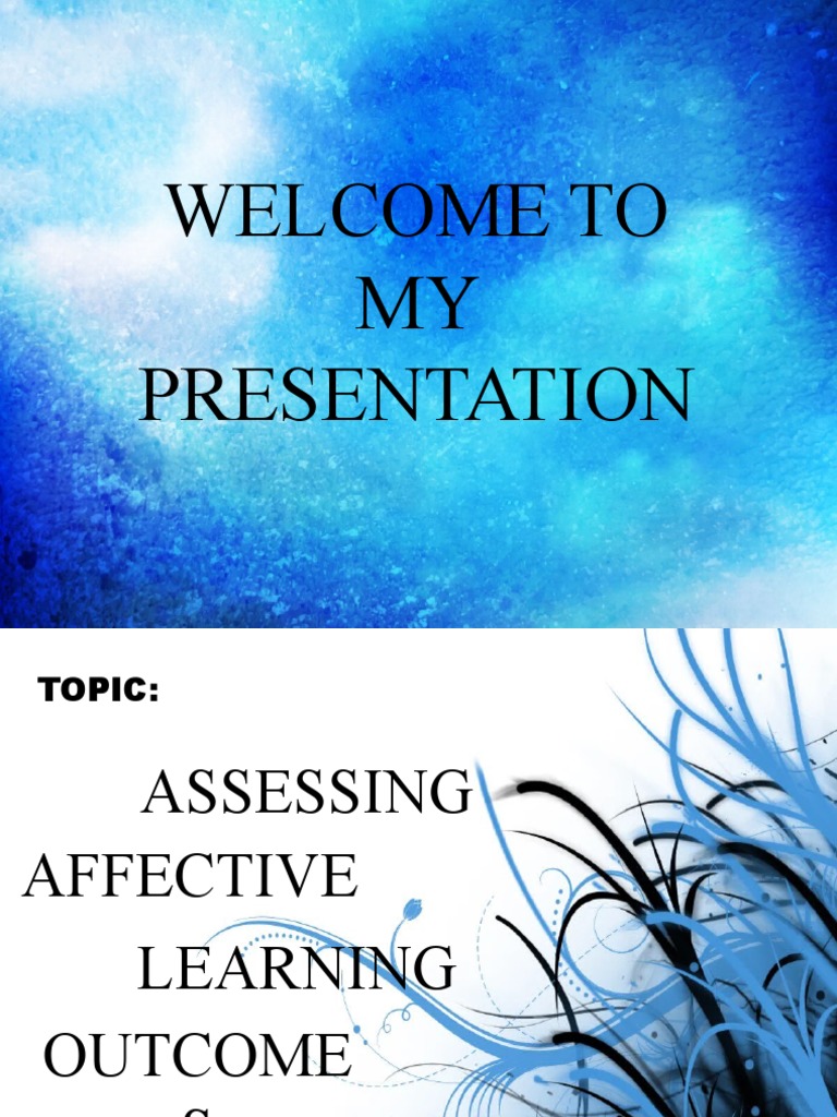 Assessing Affective Learning Outcomes | PDF | Attitude (Psychology ...