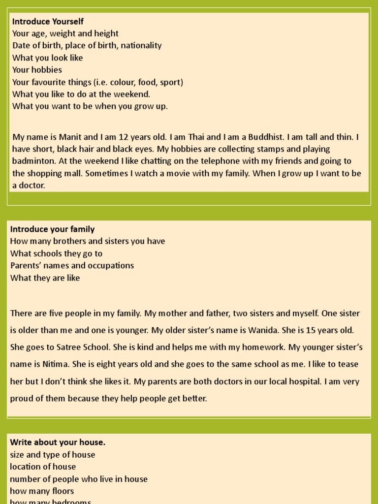 Writing To Penfriends | PDF | Schools | Lunch