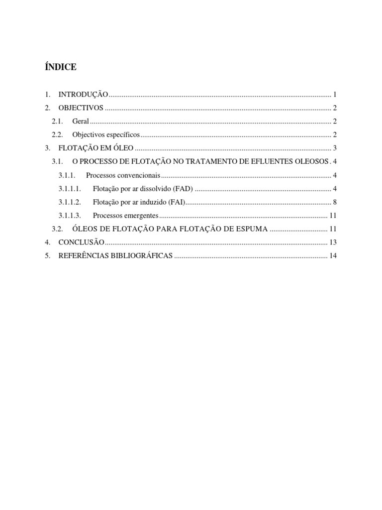 Bulk Oil Flotation | PDF | Petróleo | Minerais