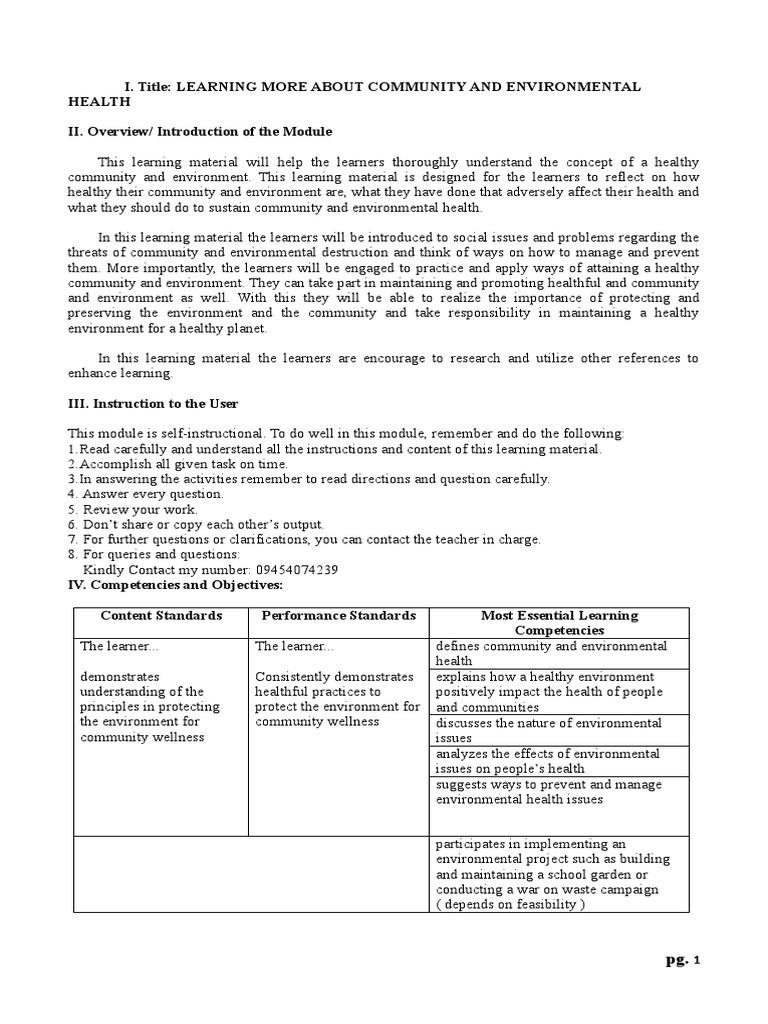 Health 9 Module 1&2 G9 2020 | PDF | Substance Abuse | Recycling