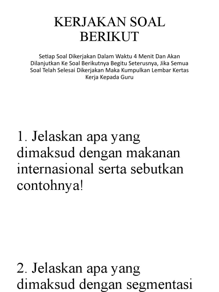 Soal Uh 1 | PDF