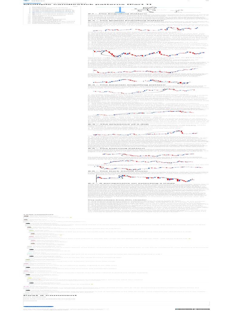 Multiple Candlestick Patterns | PDF | Market Trend | Technical Analysis