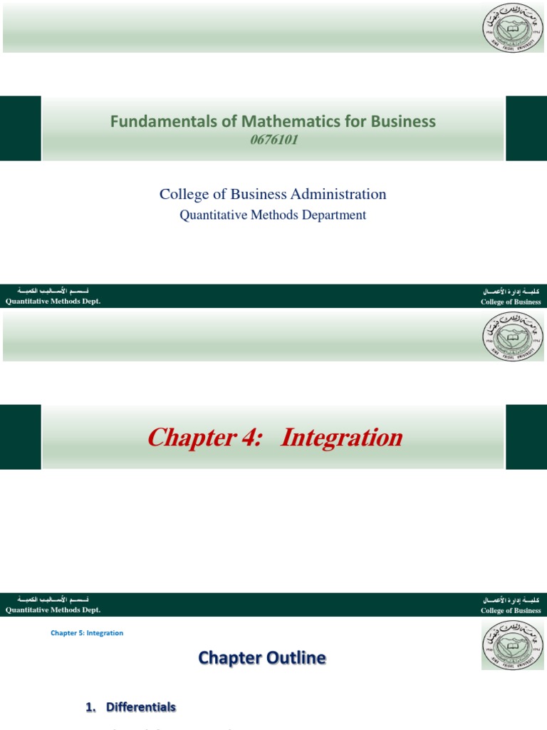 Math CH 4 PDF | PDF | Integral | Economic Surplus