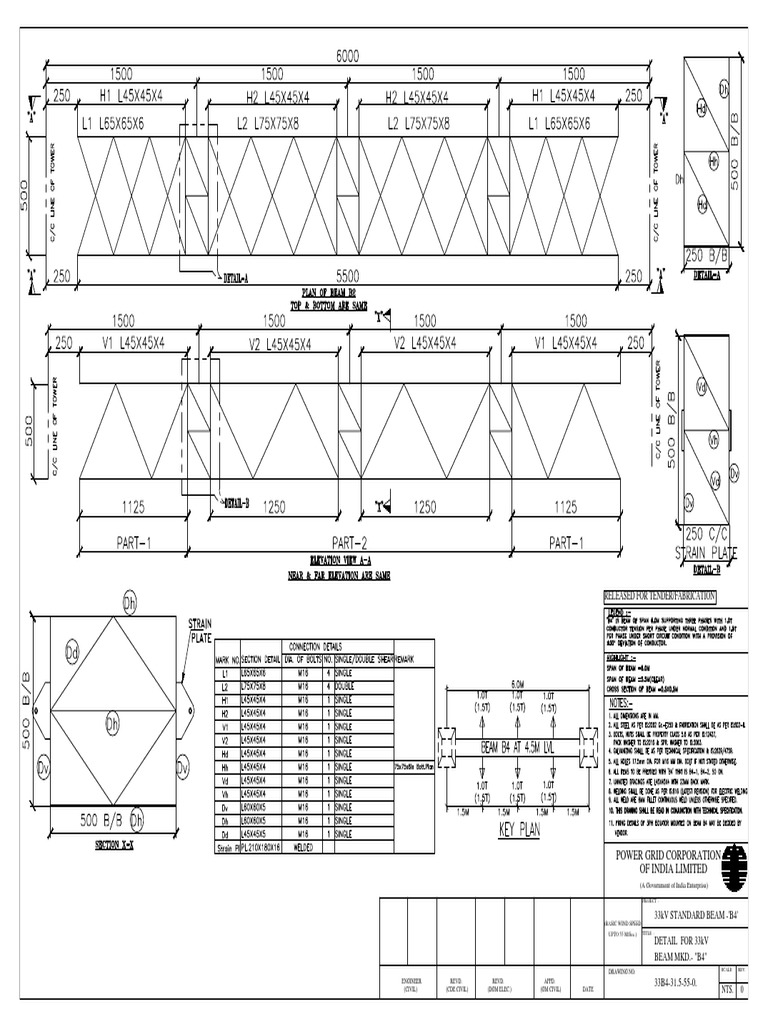 33kv BEAM B4-Model PDF | PDF