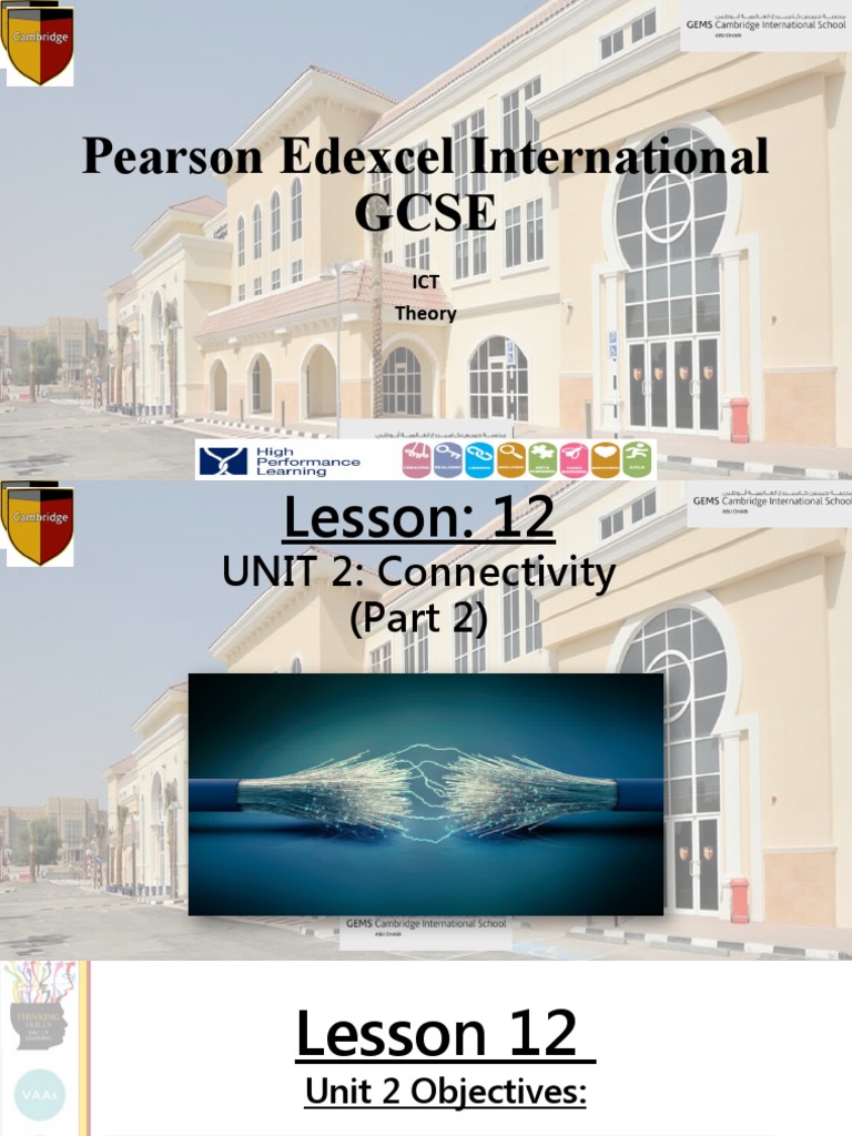 Lesson 12 Unit 2 Connectivity Part 2 Pdf Wi Fi