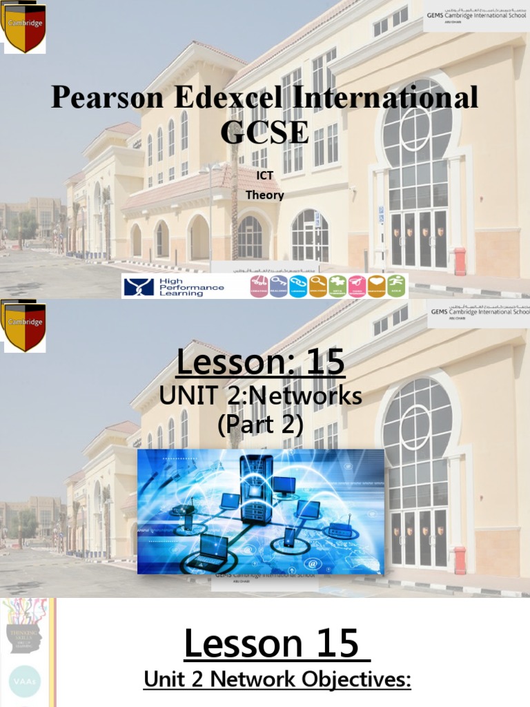 Lesson 15 - Unit 2 - Networks (Part 2) | PDF | Encryption | Computer Network