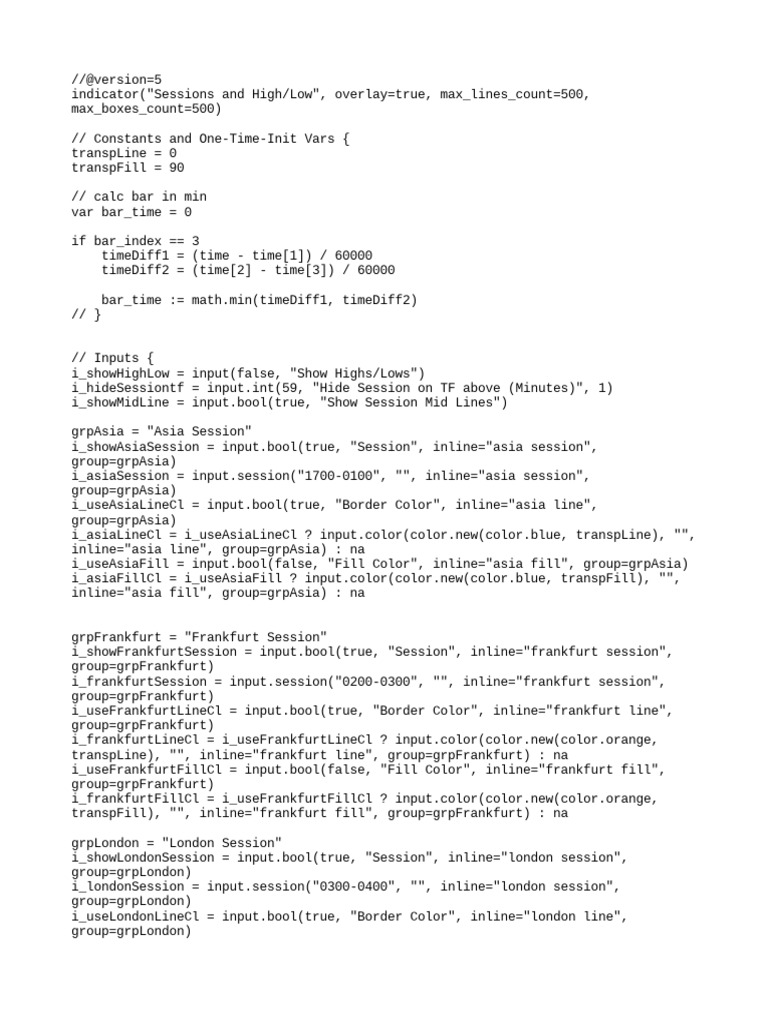 Sessions and HighsLows Skript 1 | PDF | Computer Programming
