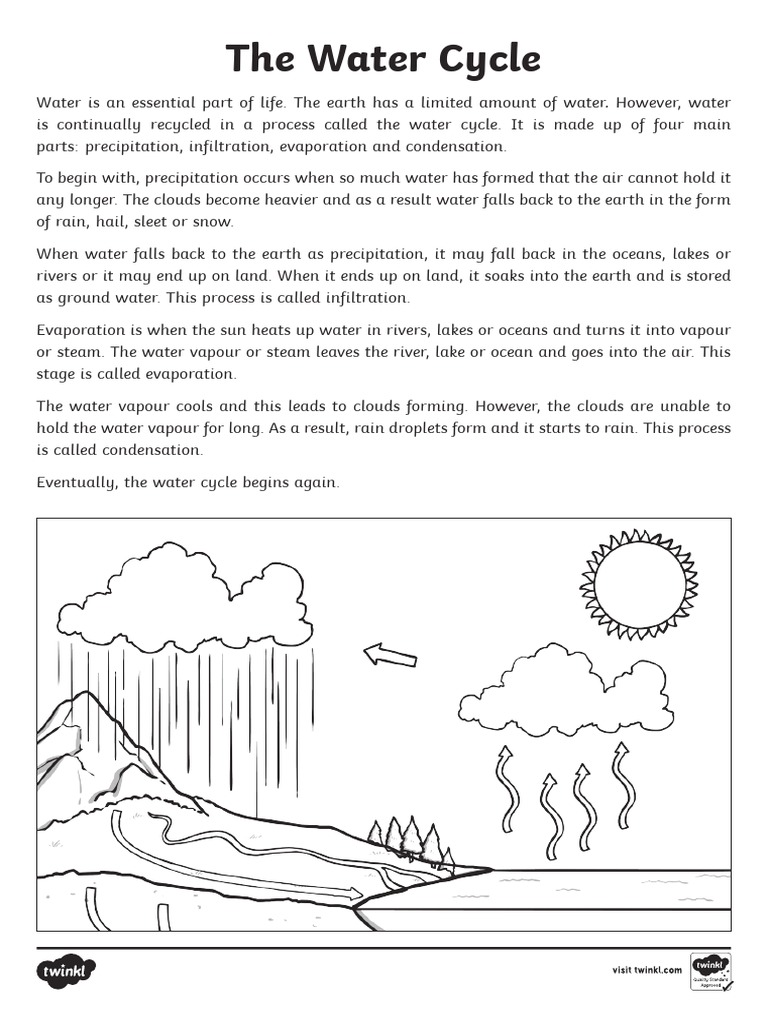 Au t2 e 2172 The Water Cycle Explanation Writing Sample - Ver - 2 | PDF