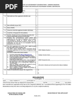 25.NFBS Application Form | PDF | Death Certificate | Birth Certificate