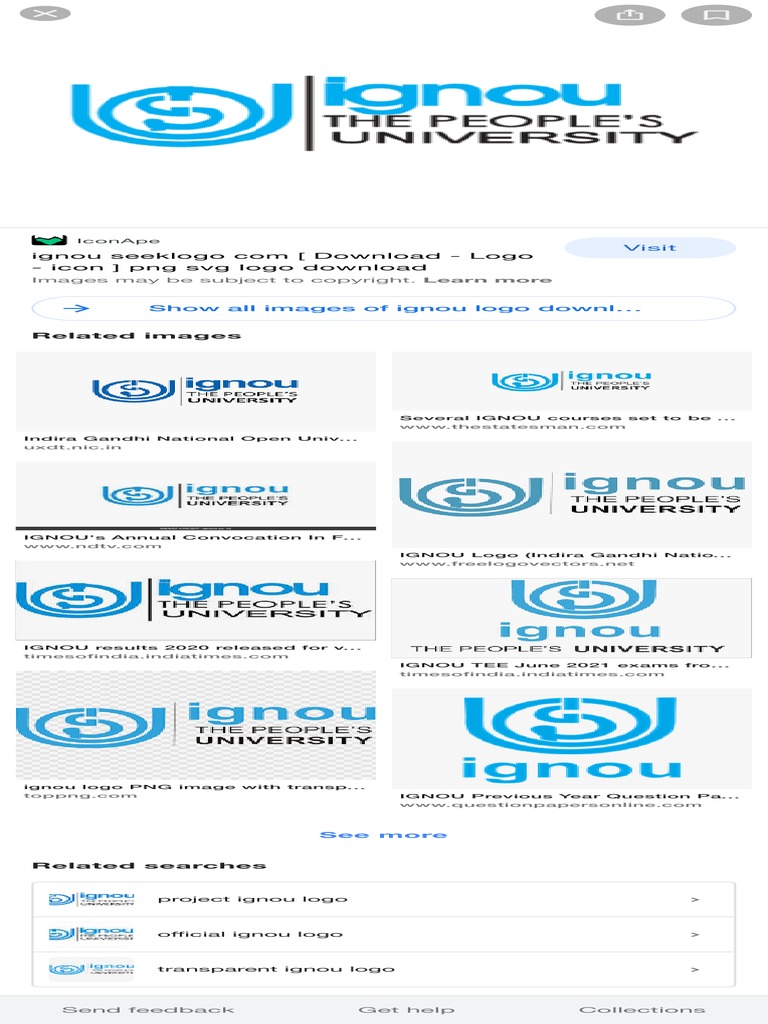 Searchq Ignou+logo+download&rlz 1CDGOYI enIN932IN933&oq Ignou+logo&aqs ...