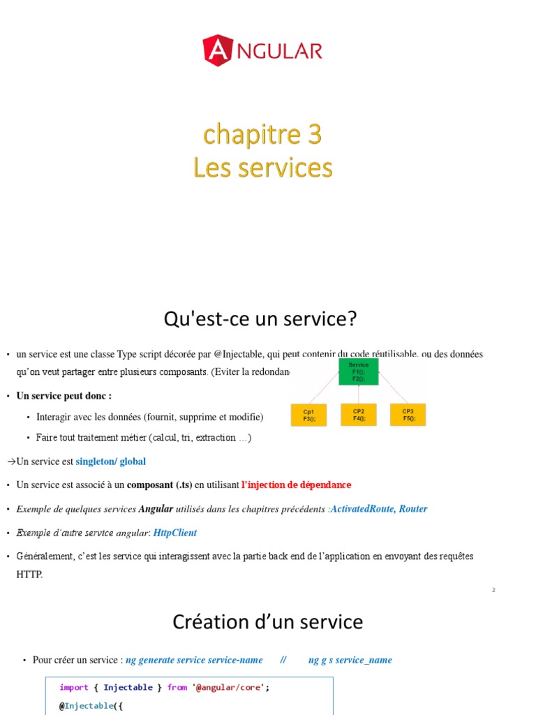 Chapitre3 Les Services | PDF | Protocole de transfert hypertexte | Serveur (Informatique)