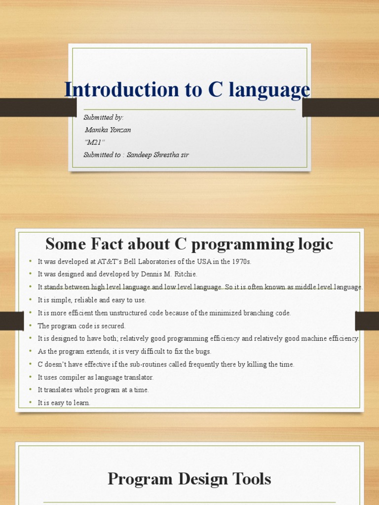 Introduction To C Language | PDF | Control Flow | Computer Program Introduction To C Language | PDF | Control Flow | Computer Program