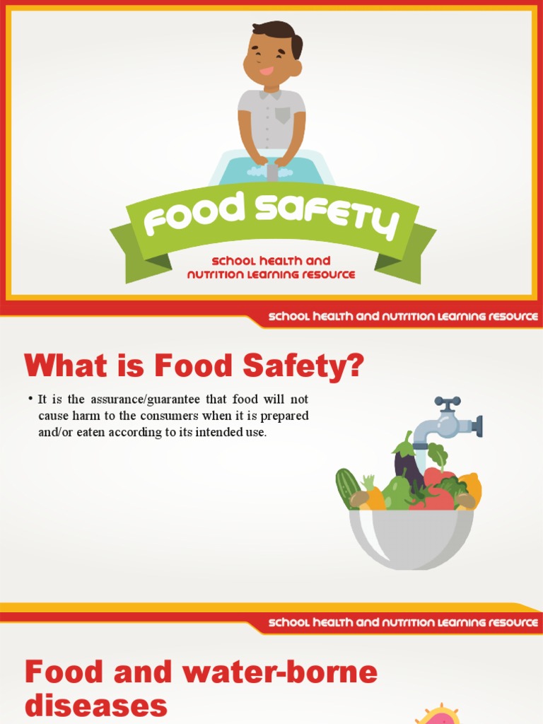 SHN Learning Resource - PPT - Food Safety | PDF