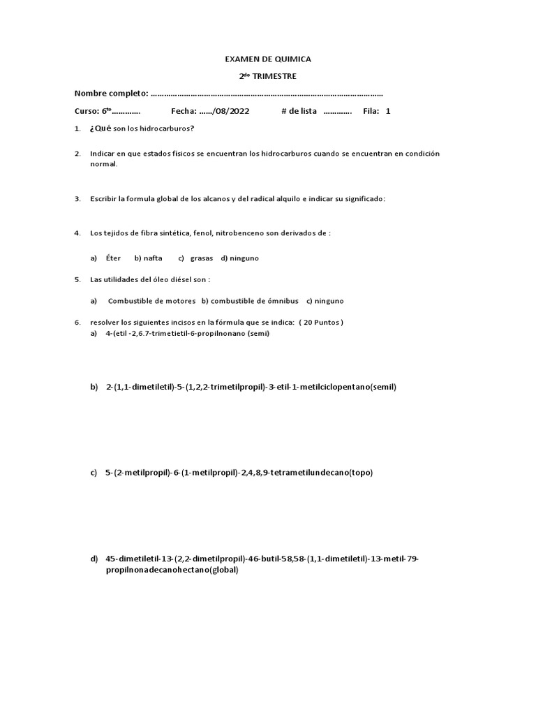 Exa 2° Tri Virtual 6°sec PDF | PDF