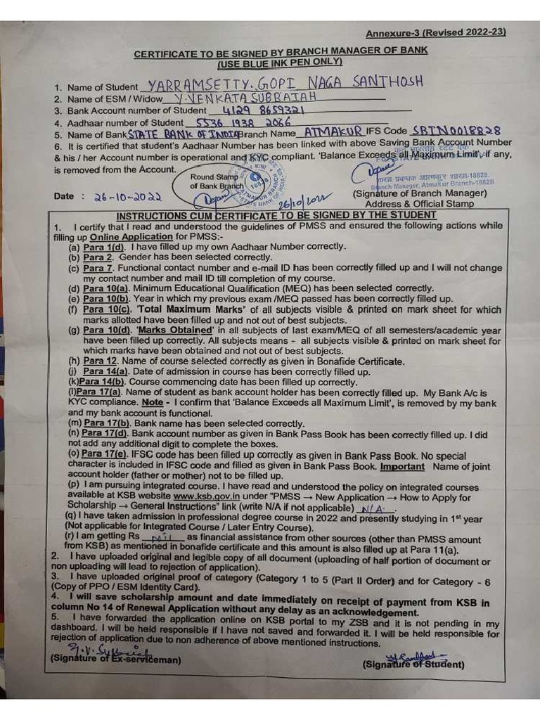 Annexure 3 PDF | PDF