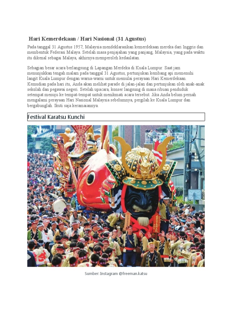 Referensi Festival | PDF